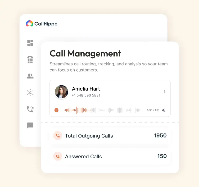 Call Management System for Business Calls with CallHippo