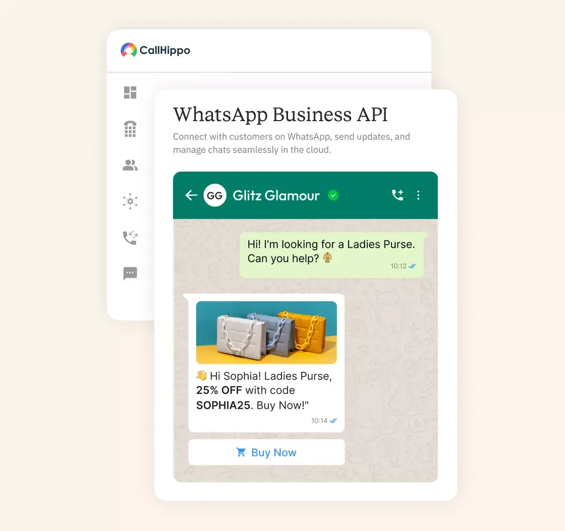 Proveedores de API de mensajería de WhatsApp Business | CallHippo